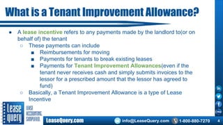 Accounting for tenant improvement allowances | PPT