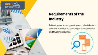 ACCOUNTING FOR LOGISTICS INDUSTRY | MERU ACCOUNTINGS | PPTX