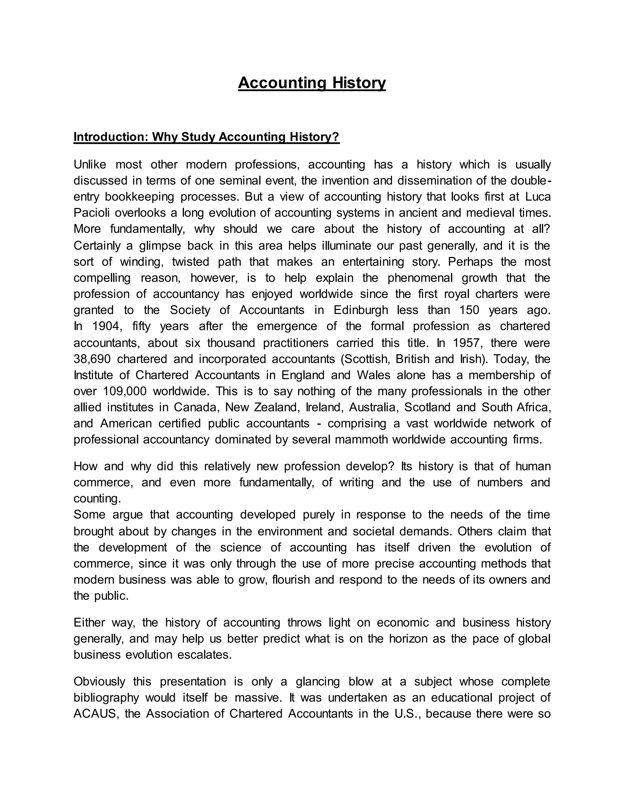 Accounting history | DOCX