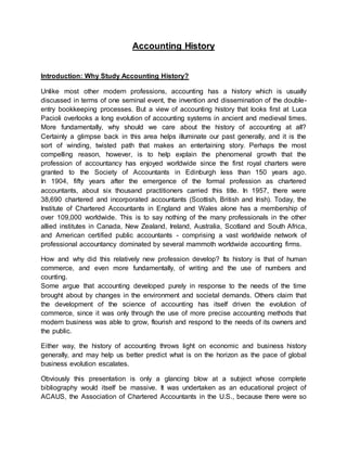 Accounting history | DOCX