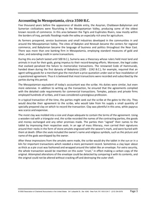 Accounting history 1 | PDF