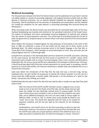 Accounting history 1 | PDF