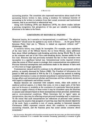 Accounting History Definition And Relevance | PDF