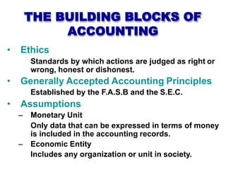 Accounting in action (Chapter-1) in Accounting ppt | PPTX