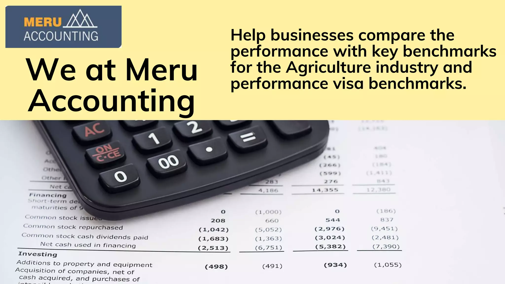 ACCOUNTING FOR FARMING BUSINESS | MERU ACCOUNTING | PPT