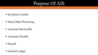 Accounting information system (AIS) | PPTX