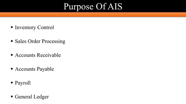 Accounting information system (AIS) | PPTX