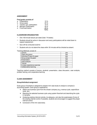 Accounting information system rev df 020914 | PDF