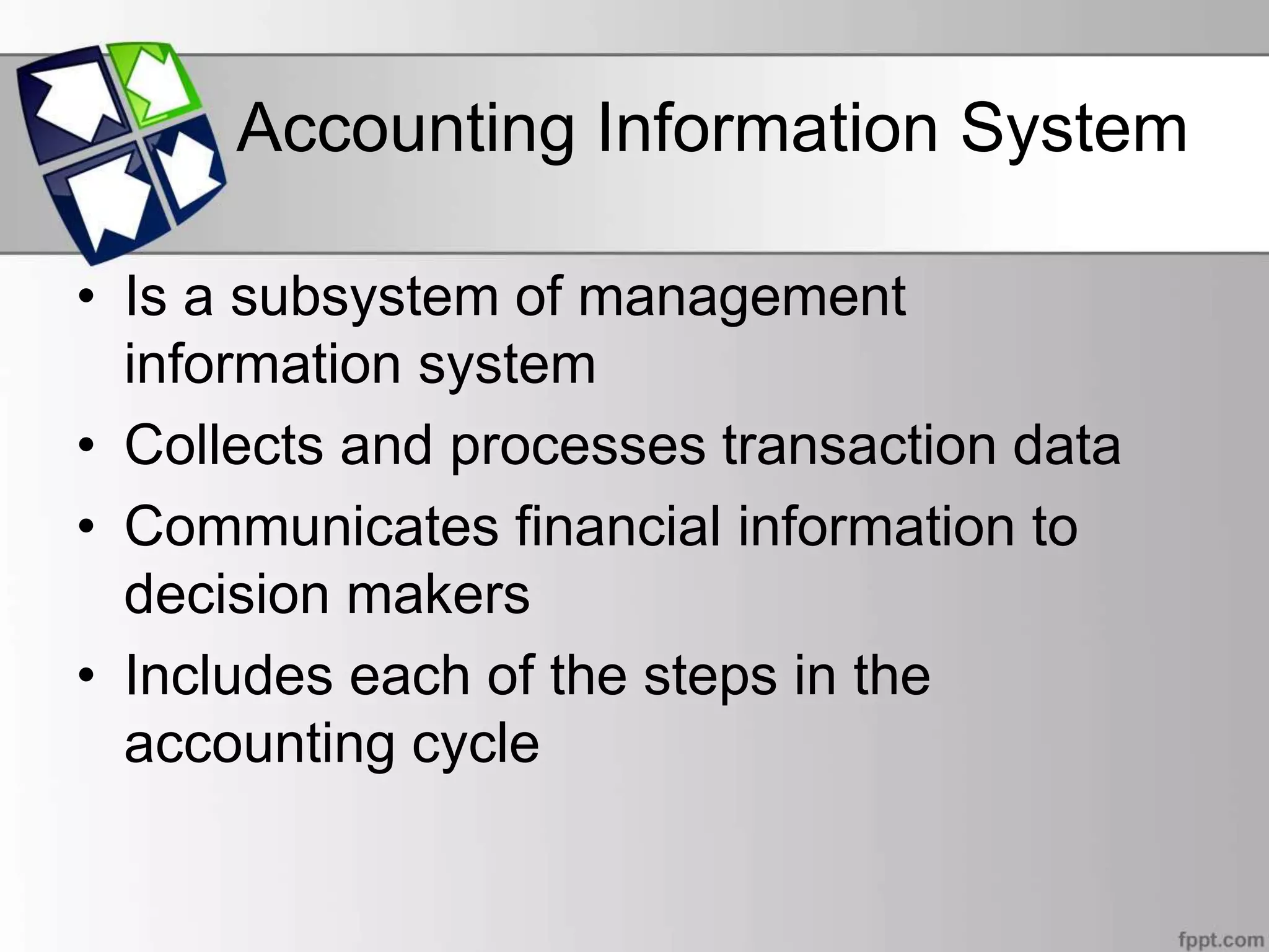 Accounting information system presentation | PPTX