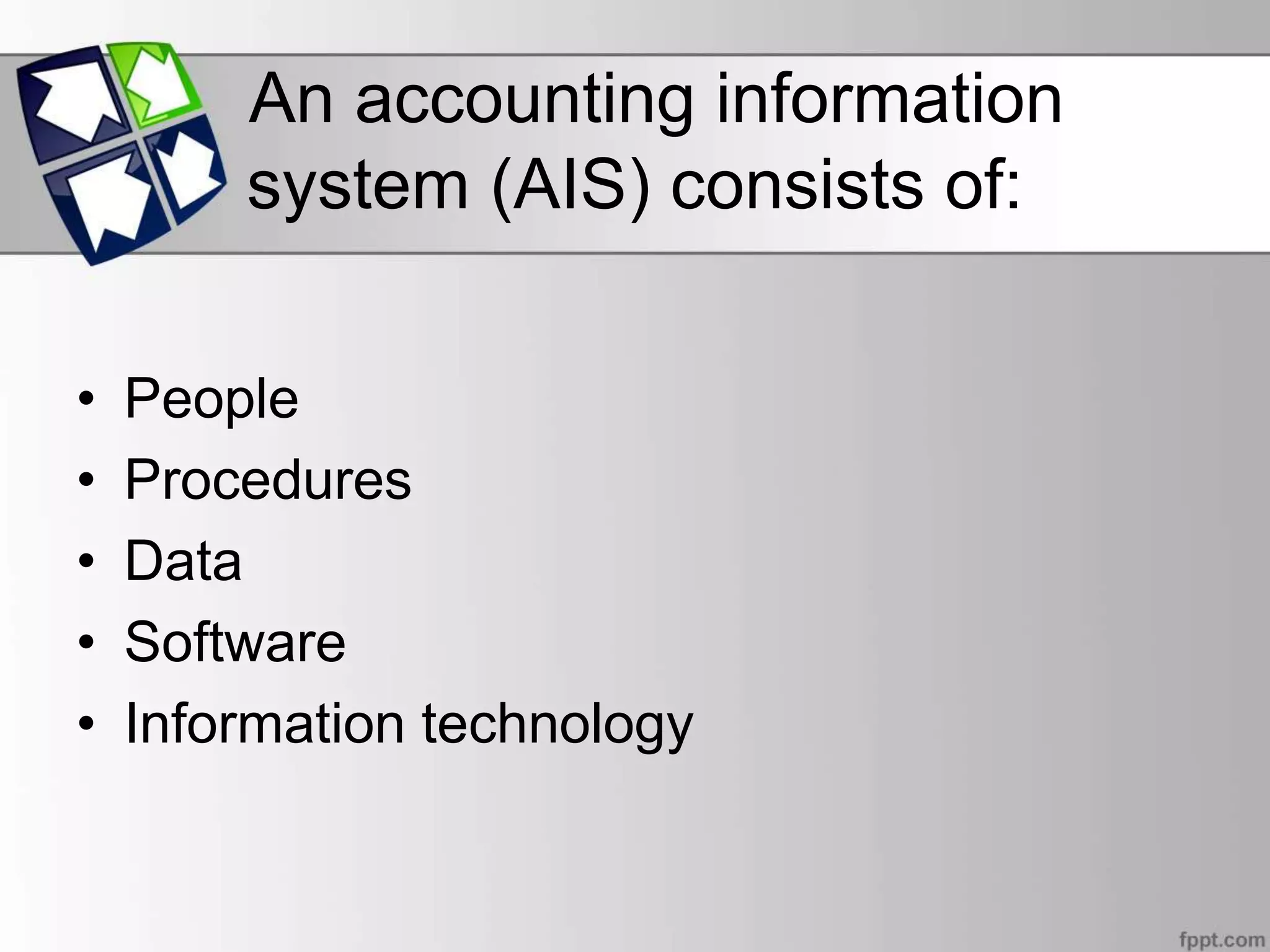 Accounting information system presentation | PPTX | Business Accounting ...