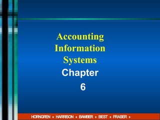 Accounting information systems CAPITULO 6.pptx