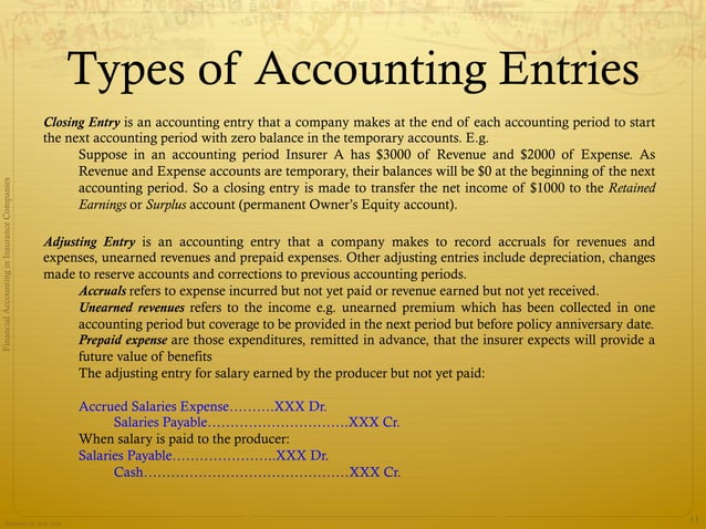 Accounting in insurance companies basic concepts | PDF | Business ...