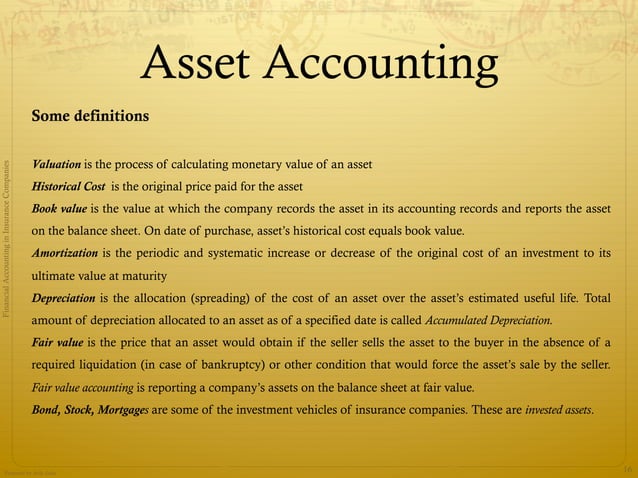 Accounting in insurance companies basic concepts | PDF | Business ...