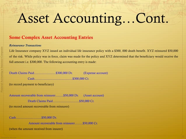Accounting in insurance companies basic concepts | PDF | Business ...