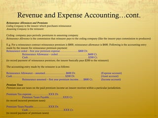 Accounting in insurance companies basic concepts | PDF