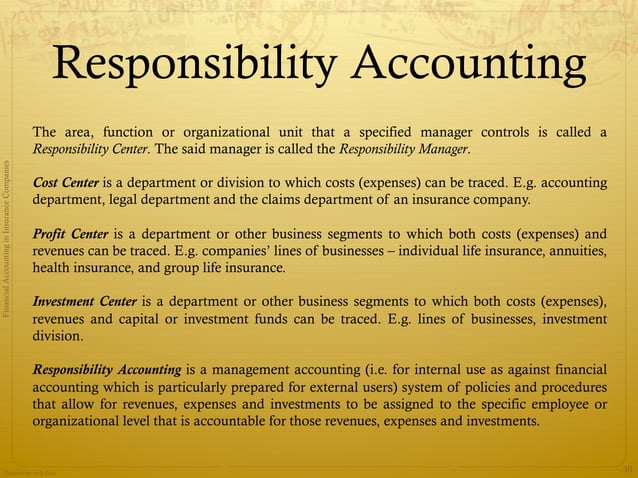 Accounting in insurance companies basic concepts | PDF | Business ...