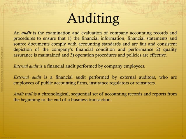 Accounting in insurance companies basic concepts | PDF | Business ...