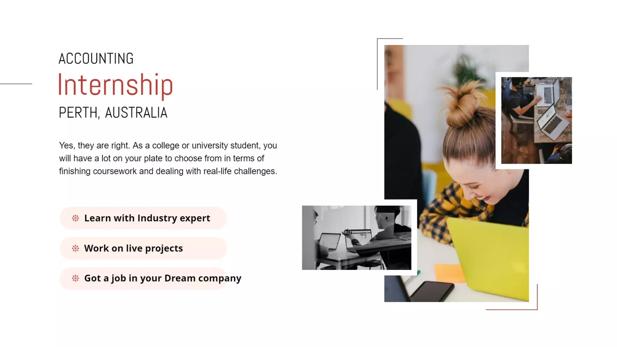 Accounting internship Perth - Accounts NextGen | PDF | Job Market | Economy