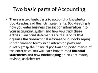 Accounting Introduction and Overview | PPT