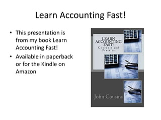 Accounting Introduction and Overview | PPT