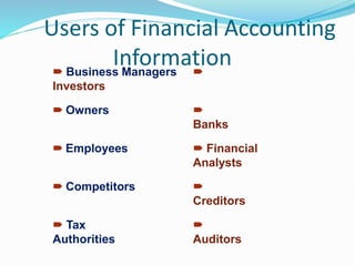 accounting Introduction basic concepts of accounting | PPT