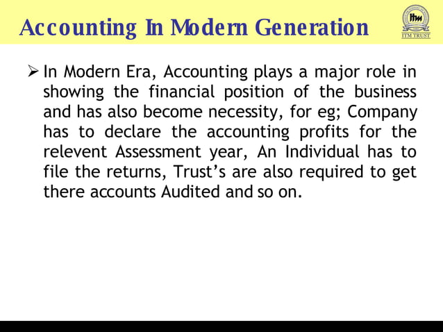 Accounting Invention | PPT | Free Download