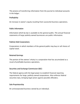 Accounting key terms | DOCX