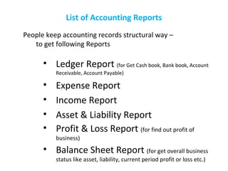 Accounting Learning Tutorial | PPT
