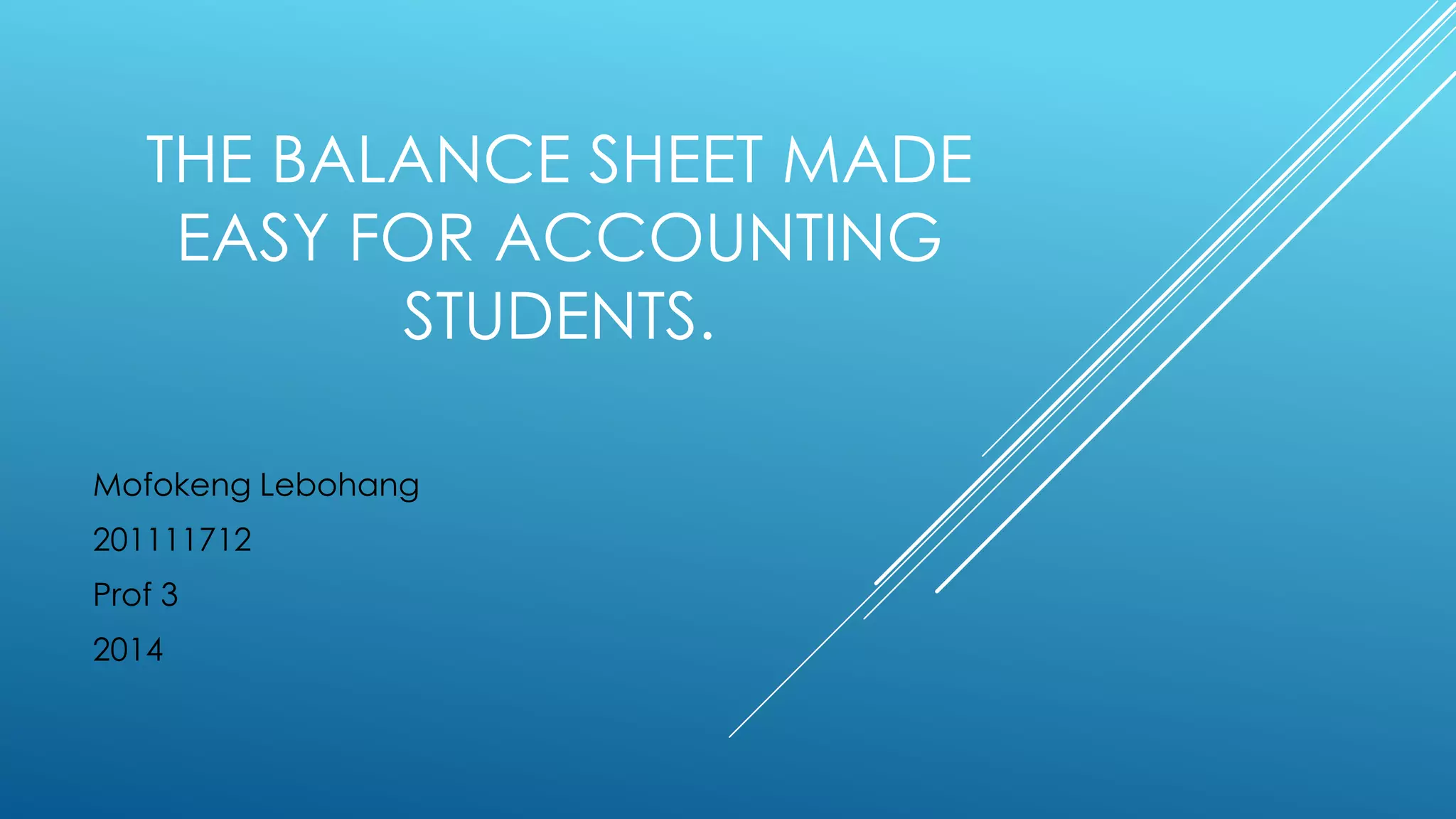 Accounting made easy | PPTX
