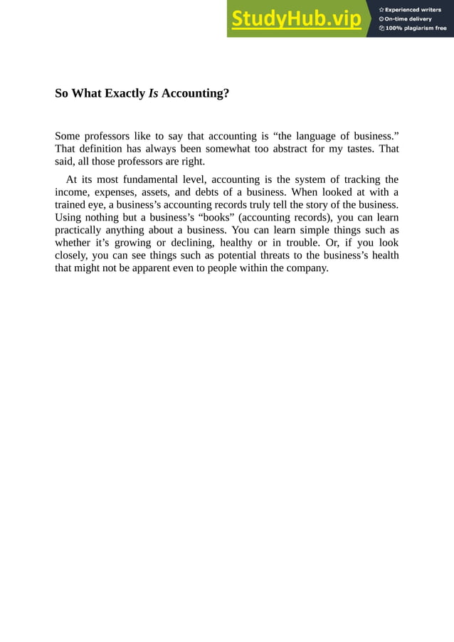 Accounting Made Simple | PDF