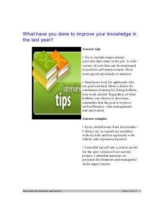 Accounting manager interview questions | DOC