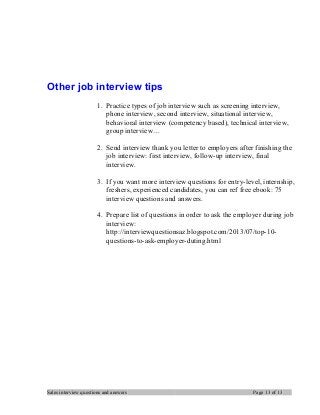 Accounting manager interview questions | DOC