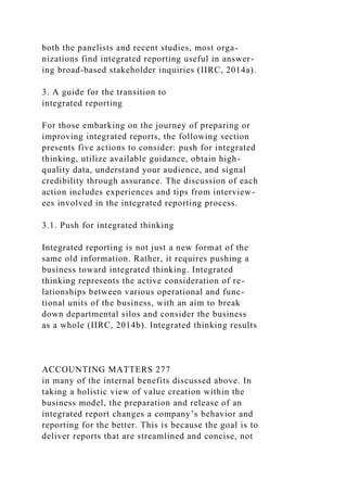 ACCOUNTING MATTERSThe business case for integrated reporti.docx