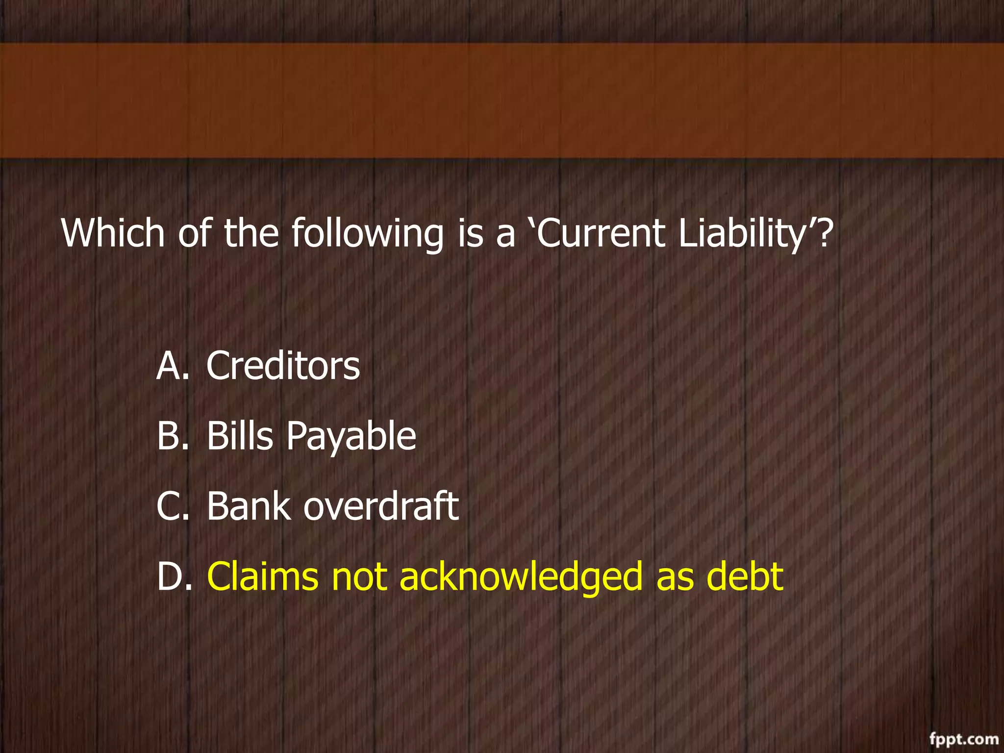 How to solve Accounting MCQ | PPT