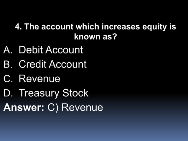 Financial Accounting MCQ | PPT