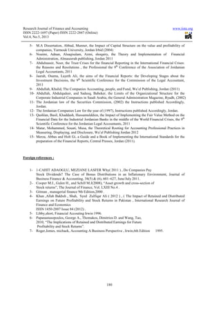 Accounting measurement of owners’ equity and its impact on the going ...