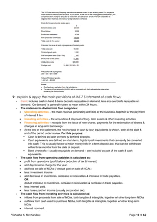 accounting 9706 short notes pdf cambridge | PDF