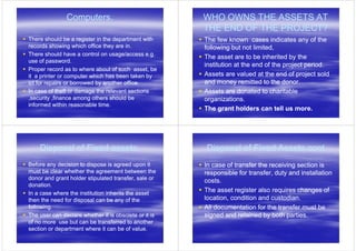 Accounting of consumables and fixed assets | PDF
