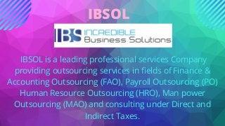 Accounting Outsourcing in india | PPT