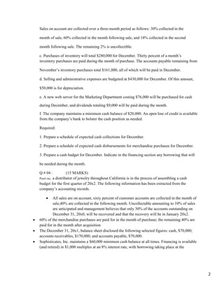 Accounting paper final | DOCX | Business Accounting & Finance | Business