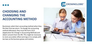 Accounting Period & Change In Accounting Method | PPTX