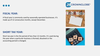 Accounting Period & Change In Accounting Method | PPTX