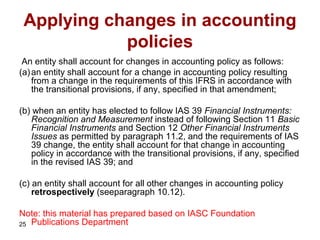 Accounting policies, estimates and errors | PPT