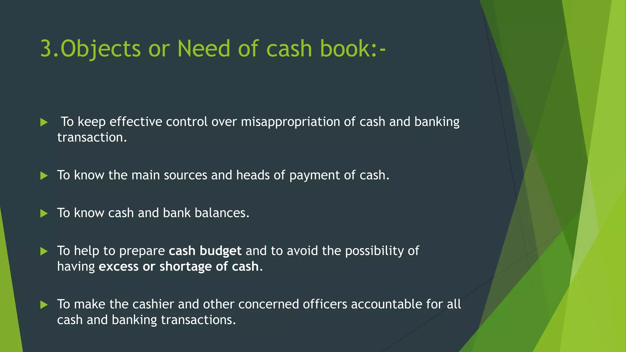Accounting presentation of cash book | PPTX