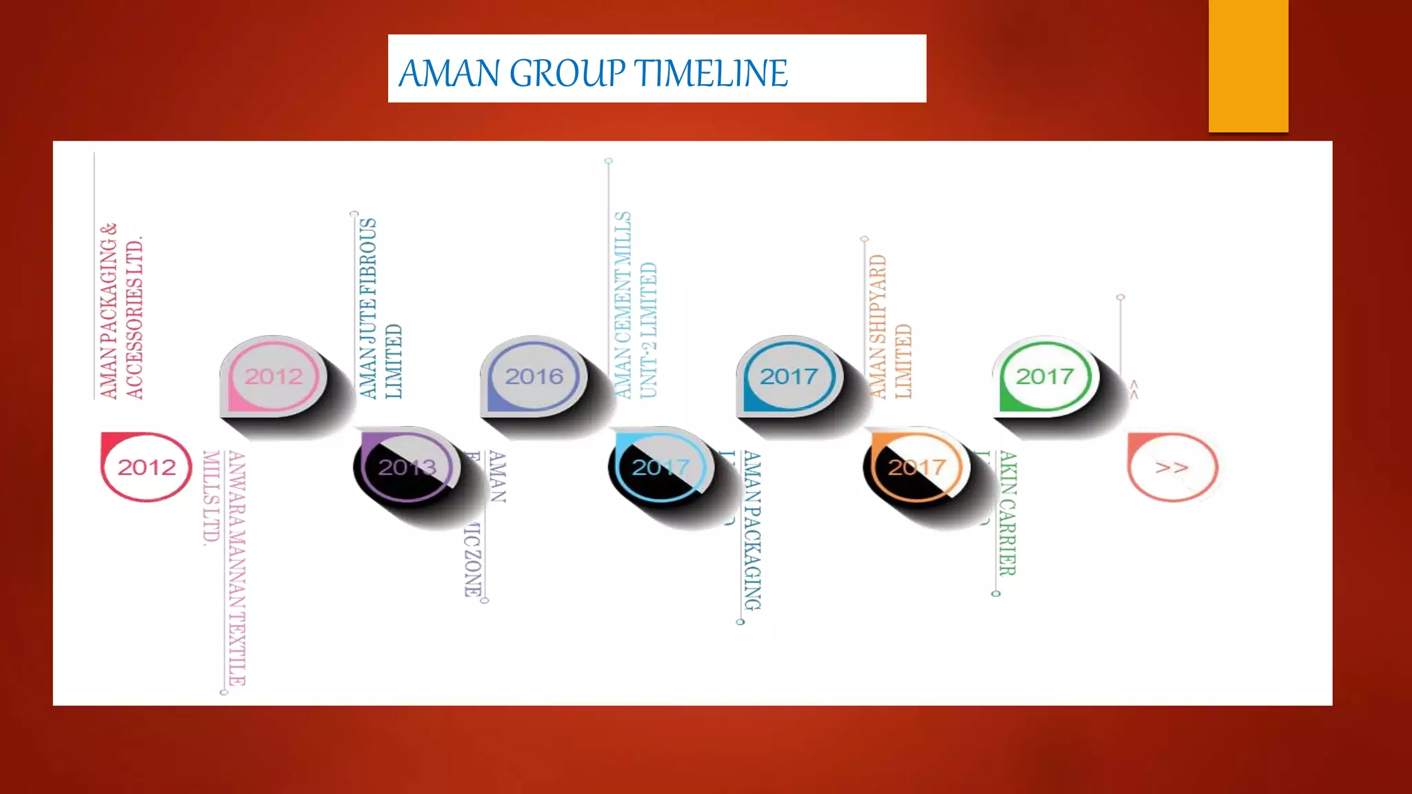Presentation on Financial statement of Aman Group | PPTX