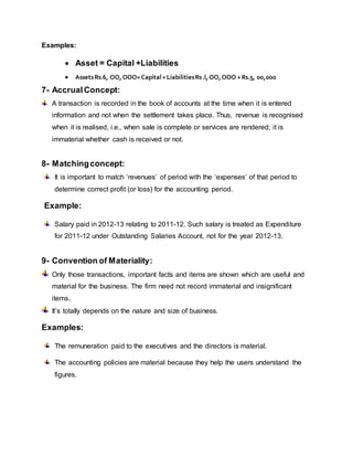 Accounting principles and Conventions | PDF