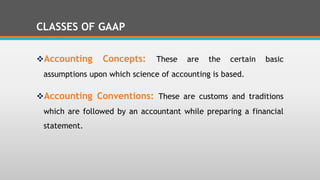 | Generally Accepted Accounting Principles | Principles of Accounting ...