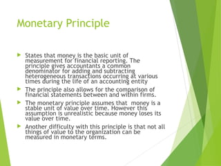 chapter 1 accounting principles GAAP | PPT