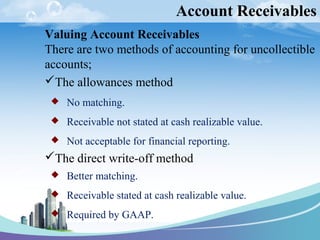 Accounting principlesaccountingforrecieveables | PPT