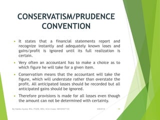 Accounting principles and concepts | PDF